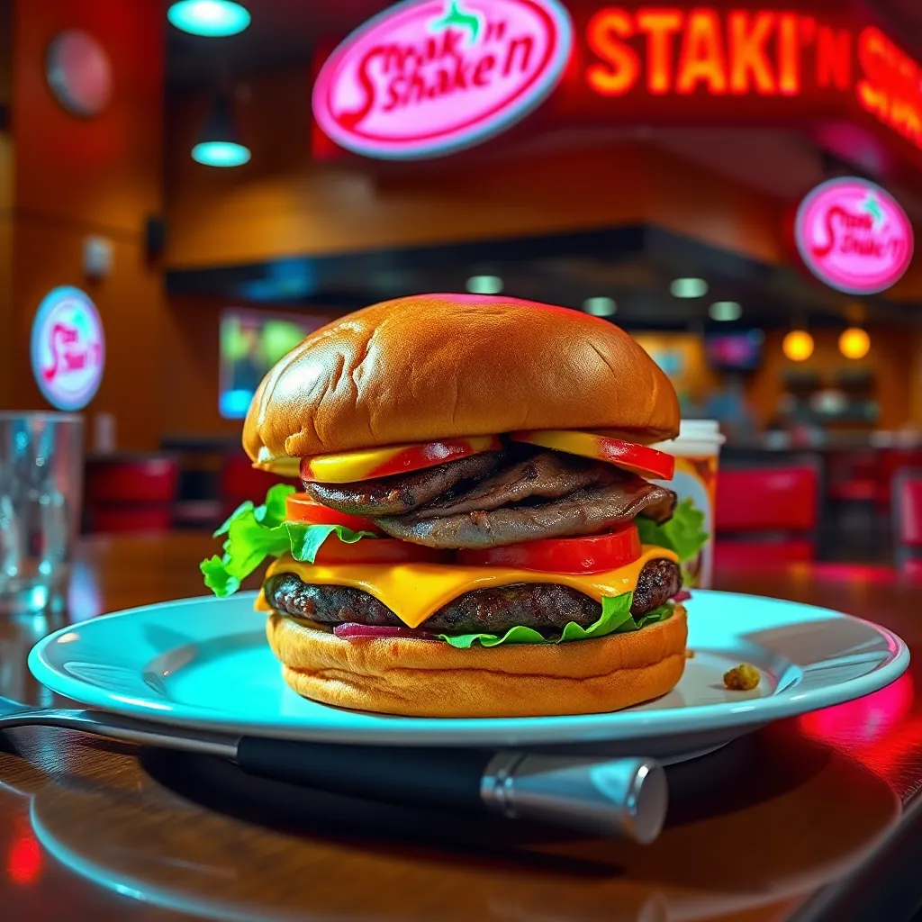 1st Photo of Bitcoin Burger at Steak 'n Shake Chain - DigiTokio