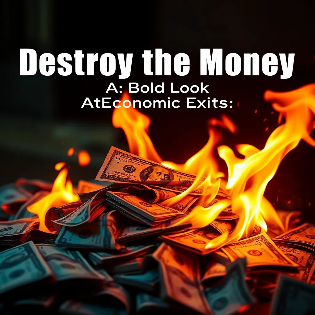 Destroy the Money: A Bold Look at Economic Exits - DigiTokio