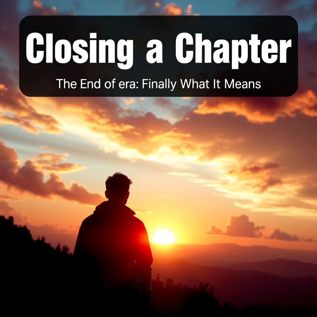 The End of an Era: Finally Over and What It Means - DigiTokio