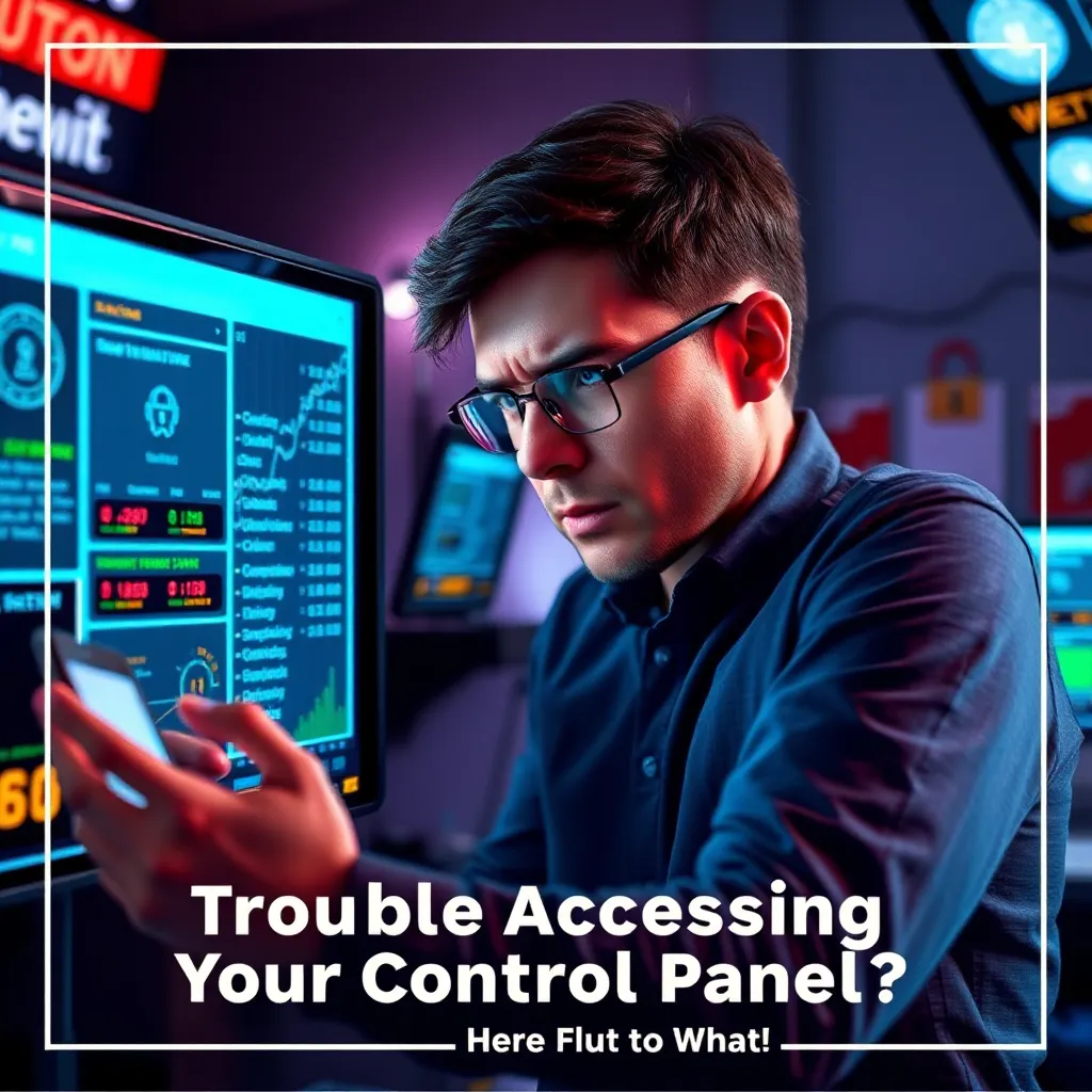 Trouble Accessing Your Control Panel? Here's What to Do! - DigiTokio