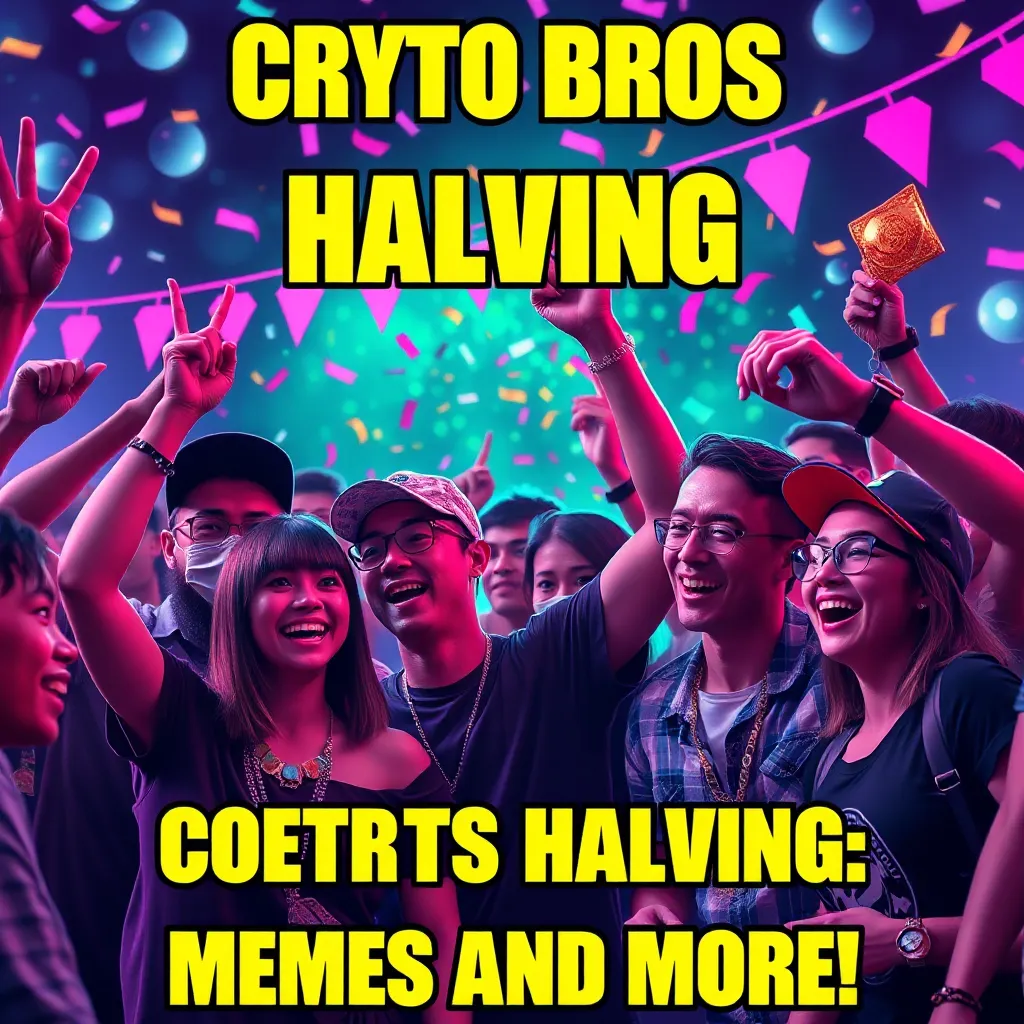 Crypto Bros Celebrate Halving: Memes and More! - DigiTokio