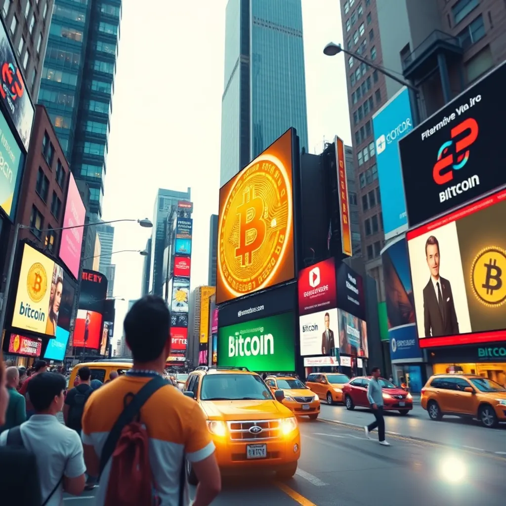 Giant Bitcoin Ad Takes Over Times Square in NYC - DigiTokio