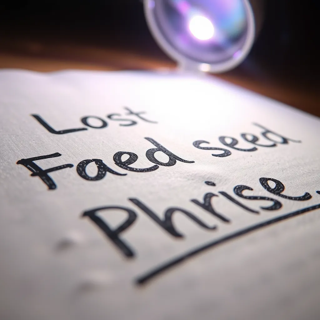 Lost Seed Phrase? How to Recover Sun-Faded Words - DigiTokio